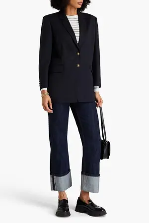 FRAME Wool-blend Twill Blazer