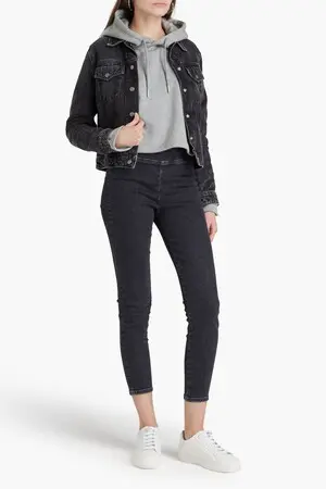 FRAME Jetset Cropped Skinny Jeans