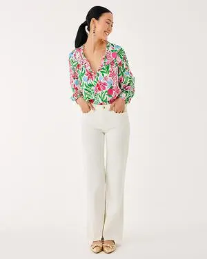 Lilly Pulitzer® Aniston High Rise Straight Leg Jean