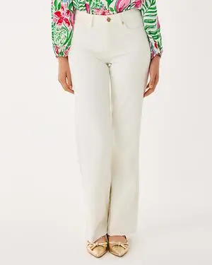 Lilly Pulitzer® Aniston High Rise Straight Leg Jean