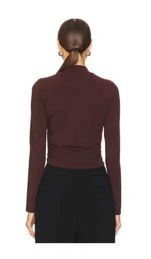 BOBI Long Sleeve Mockneck Top
