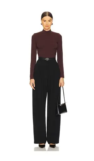 BOBI Long Sleeve Mockneck Top