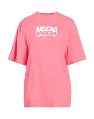 MSGM Printed Cotton T-shirt