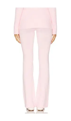 Frankies Bikinis Aimee Cloud Knit Pant - Cozy Pink