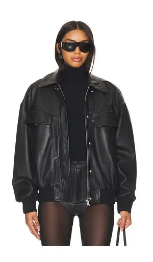 LAMARQUE Trevanna Leather Jacket - Black