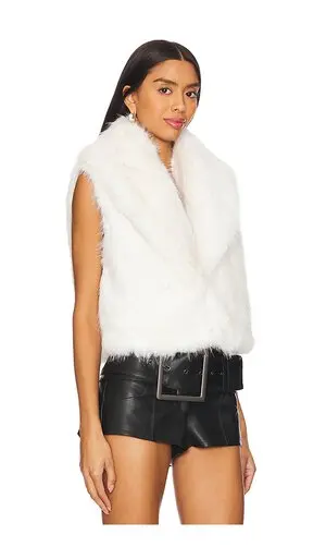 Sam. Vanessa Faux Fur Vest