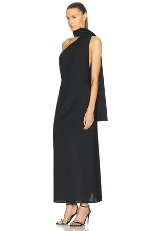 RÓHE Open Back Scarf Dress