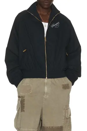 WILLY CHAVARRIA Ruff Rider Track Jacket - Black