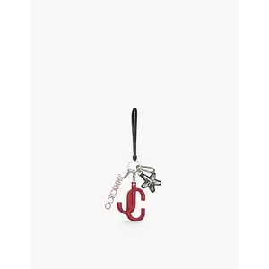 JIMMY CHOO Jc Multi Charm Metal Bag Charm - Red/candy Pink/black
