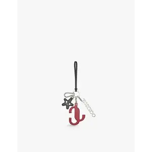 JIMMY CHOO Jc Multi Charm Metal Bag Charm - Red/candy Pink/black