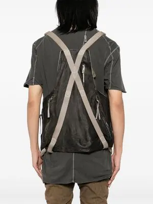 Boris Bidjan Saberi Panelled Buckled Gilet