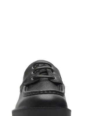 Burberry Raft Boat Shoes - Black