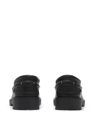 Burberry Raft Boat Shoes - Black