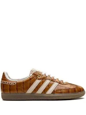 Adidas X Wales Bonner Samba Og Croc Sneakers - Brown