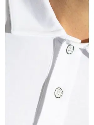 Rag & Bone Pima Cotton Polo Shirt - White