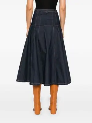 Cinq À Sept Veena Midi Skirt - Blue