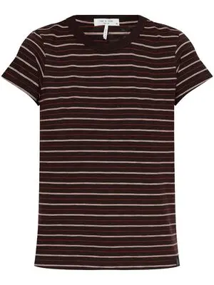 Rag & Bone Striped T-shirt - Brown