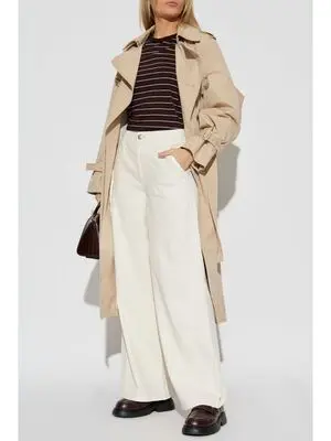 Rag & Bone Striped T-shirt - Brown