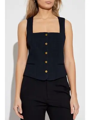 Rag & Bone Mariana Waistcoat - Blue