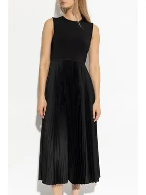 theory pleated sleeveless midi dress Sleeveless Pleated Midi Dress (Women)