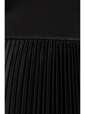 Theory Pleated Midi Dress - Black