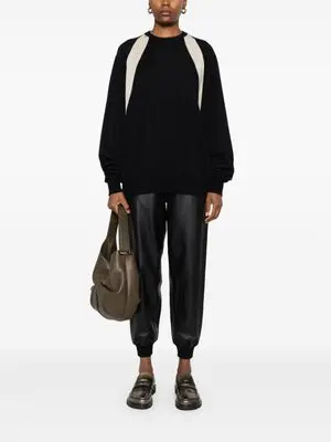 Frenckenberger Colour-block Cashmere Sweater