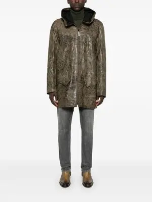 ISAAC SELLAM EXPERIENCE Psycho Coat - Brown