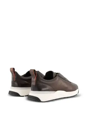 Santoni Leather Sneakers