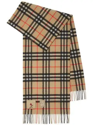 Burberry Badge Vintage Check Scarf - Neutrals