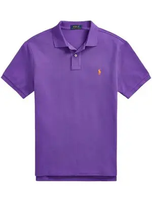 Polo Ralph Lauren Polo Pony Cotton Polo Shirt - Purple