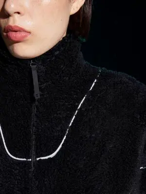 Aztech Mountain Bryce Shearling Jacket - Black