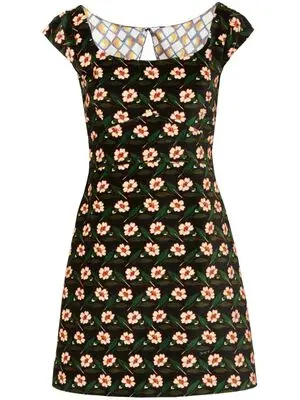 La DoubleJ Arabesque Mini Dress - Black