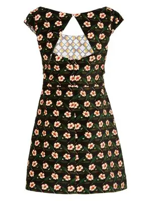 La DoubleJ Arabesque Mini Dress - Black
