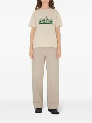 Burberry Daisy Logo Cotton T-shirt