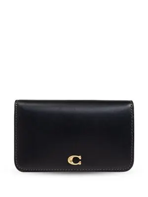 COACH Leather Wallet - Black