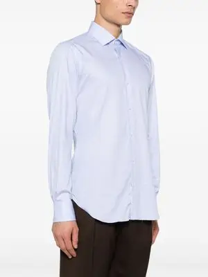 BARBA NAPOLI Striped Shirt - Blue