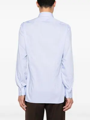 BARBA NAPOLI Striped Shirt - Blue