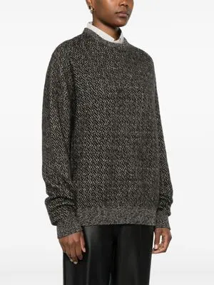 Frenckenberger Herringbone-pattern Sweater