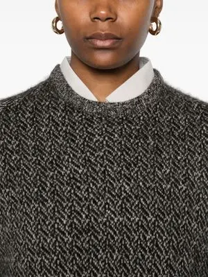 Frenckenberger Herringbone-pattern Sweater