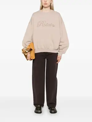 ROTATE BY BIRGER CHRISTENSEN Logo-embroidered Sweatshirt