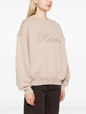 ROTATE BY BIRGER CHRISTENSEN Logo-embroidered Sweatshirt