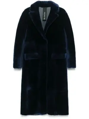 BLANCHA Shearling Reversible Long Coat
