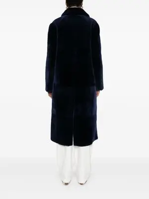 BLANCHA Shearling Reversible Long Coat