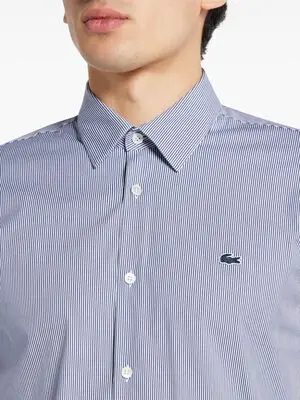 Lacoste Striped Poplin Shirt