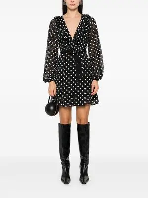 ROTATE BY BIRGER CHRISTENSEN Ruffle-detail Mini Dress