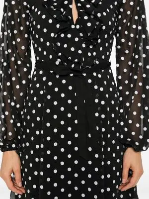 ROTATE BY BIRGER CHRISTENSEN Ruffle-detail Mini Dress