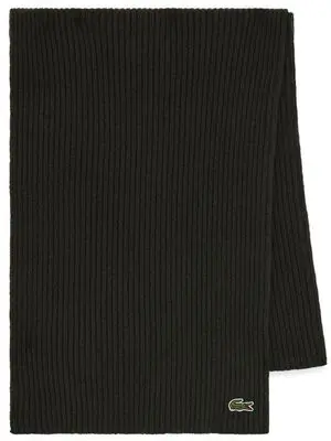 Lacoste Wool Scarf Green