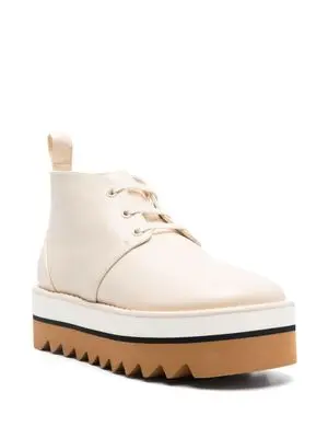 Stella McCartney 50mm Sneak-elyse Boots - Neutrals
