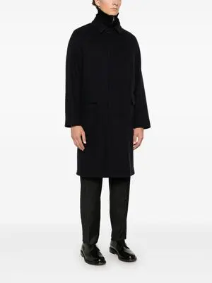 Tagliatore Loyd Felted Coat - Blue