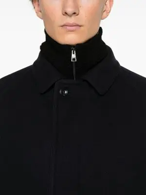 Tagliatore Loyd Felted Coat - Blue